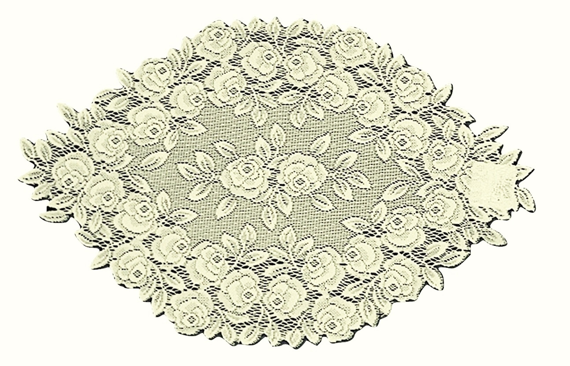 Doilies Tea Rose Ecru 14 x 24 Set Of (2) Heritage Lace - Elegance of ...